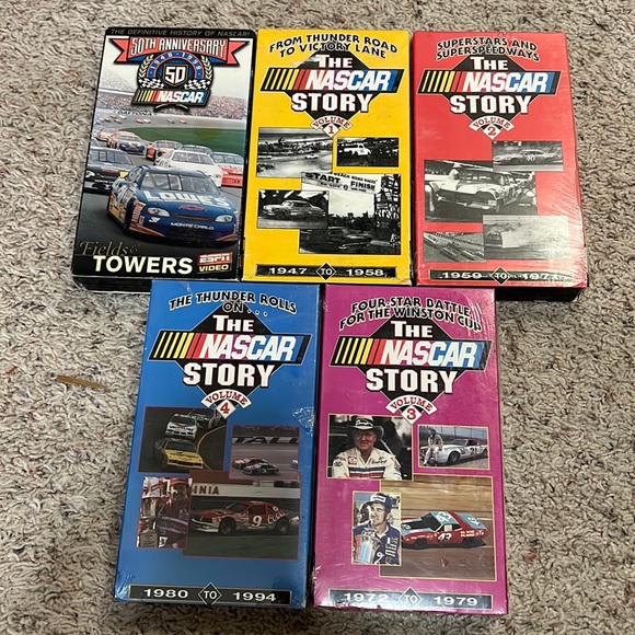 Nascar | Media | The Nascar Story Volumes 4 And 5th Anniversary Vhs ...